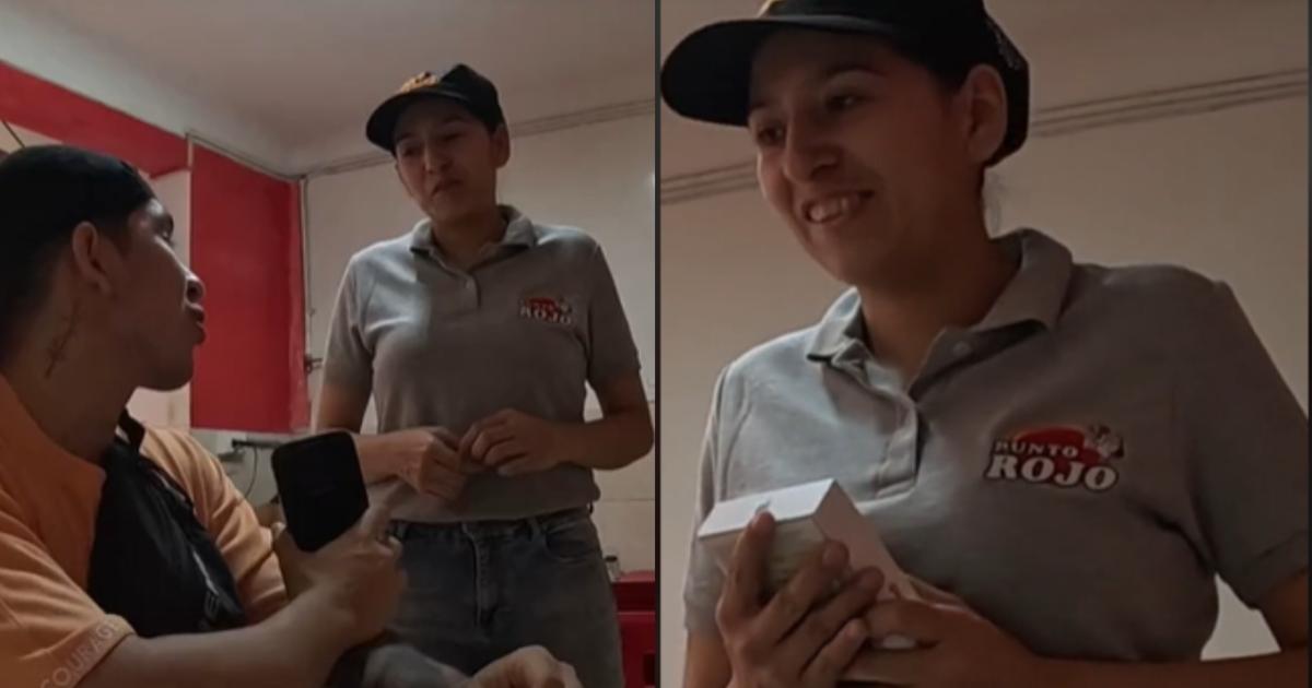 Mesera recibe un millón de pesos de propina y un iphone