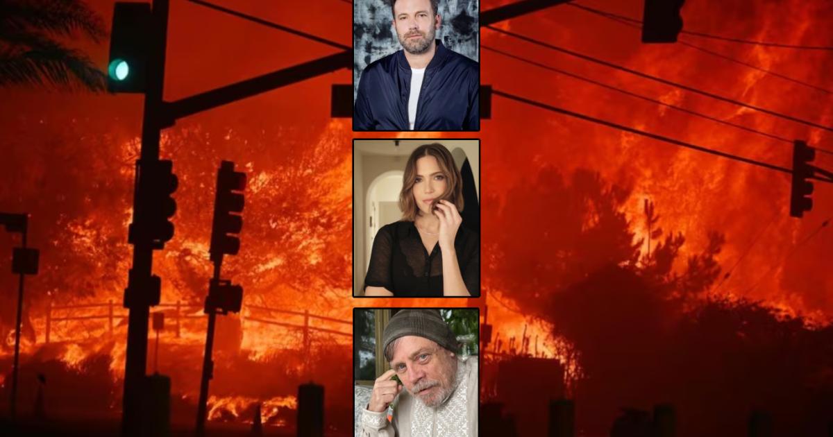 Celebridades afectadas por los incendios en California